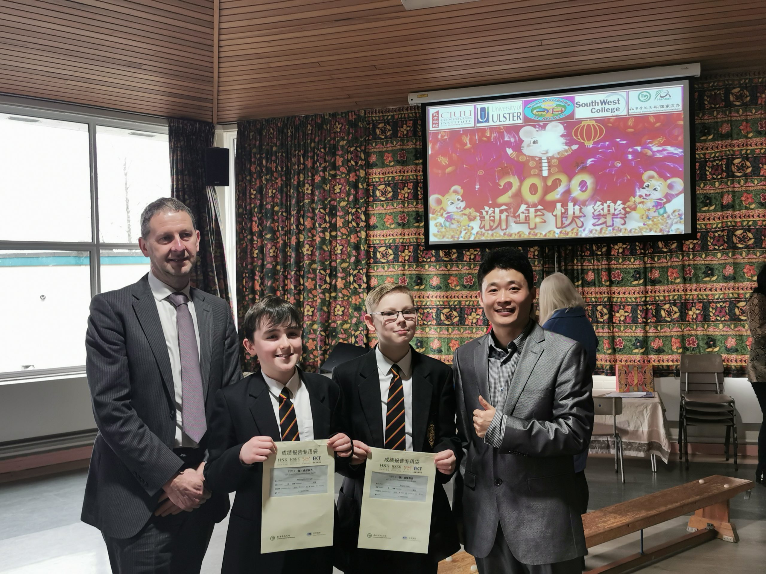 Pupils achieve Level 1 Mandarin - Abbey CBS Grammar School Newry