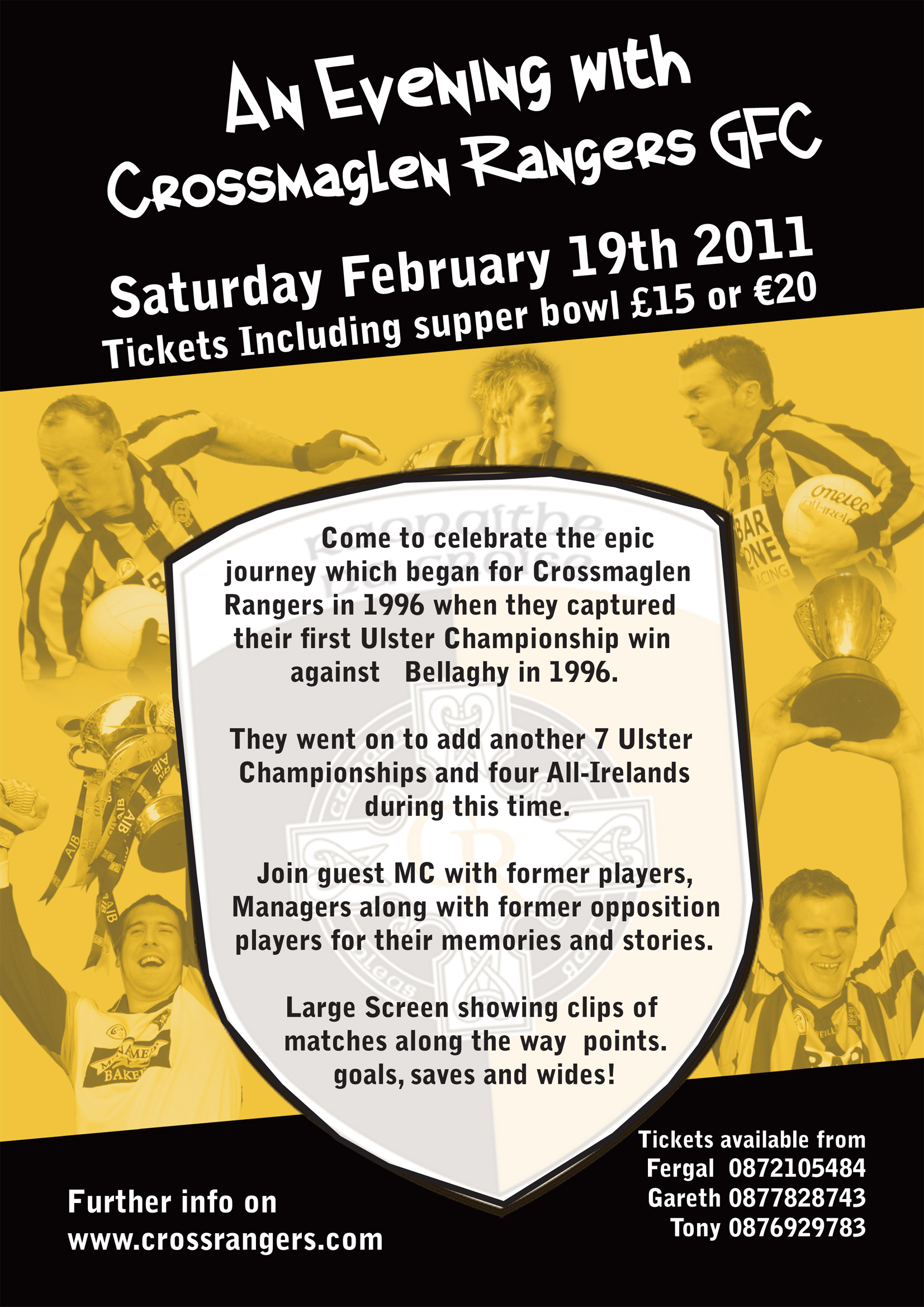 Crossmaglen Rangers GAC » An Evening With Crossmaglen Rangers