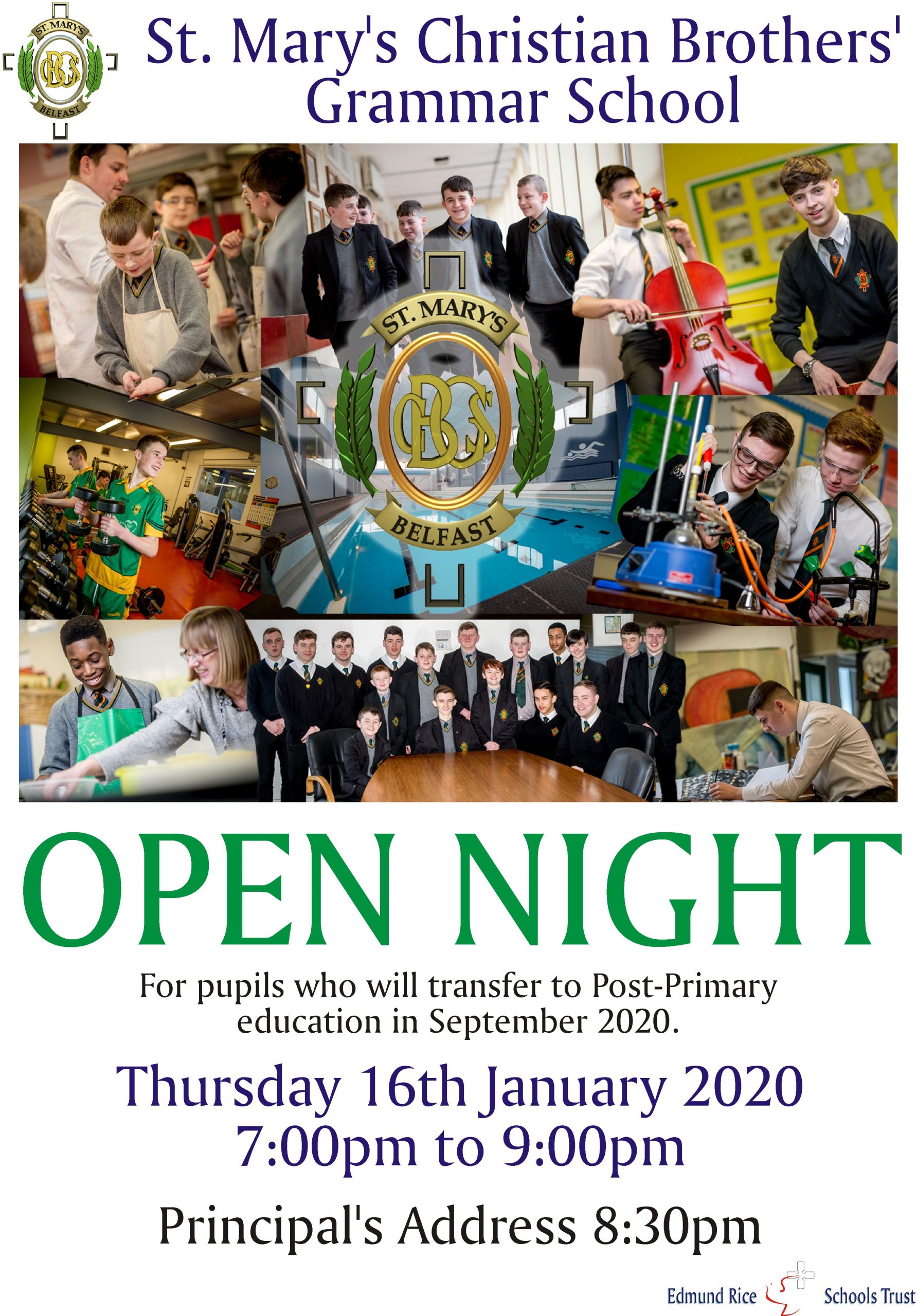 OPEN NIGHT - St Mary's CBGS Belfast