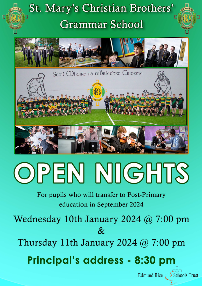 Open Nights - St Mary's CBGS Belfast