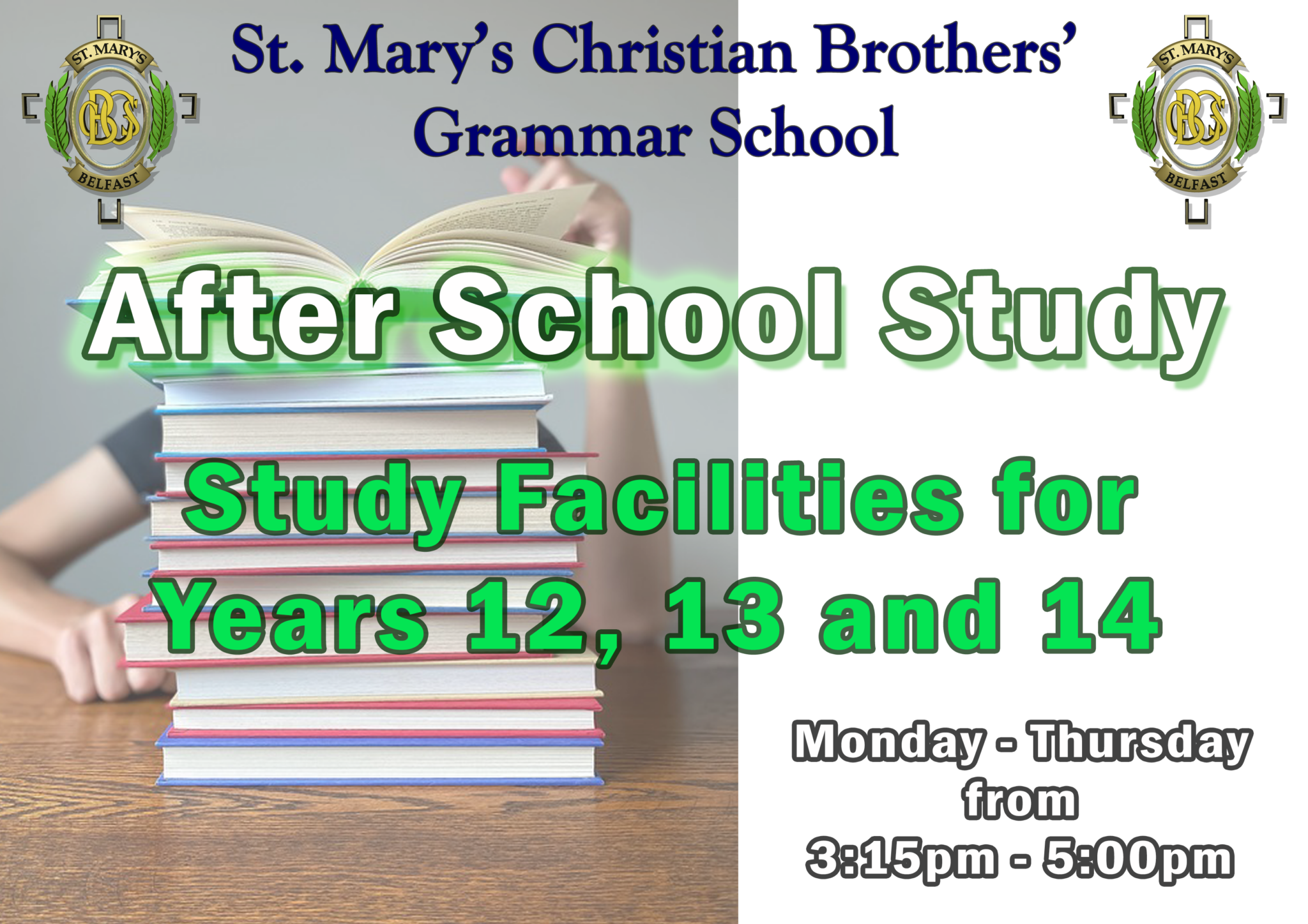 After School Study Facilities - St Mary's CBGS Belfast